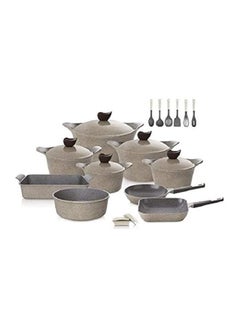 Neoflam 20-Piece Original Korean Cookware Set Beige 21cm Egypt | Cairo ...