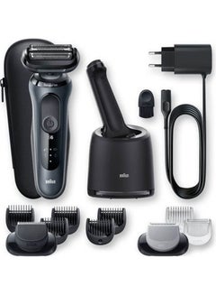 BRAUN Series 6 60-N7650 Wet & Dry Shaver With Smartcare Center Black ...