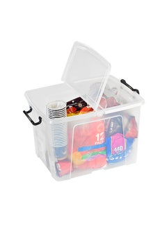 Strata Smart Box With Folding Lid (Made In UK) 40-liter Clear 50x39 ...
