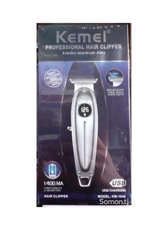 Kemei Km-1948 Professional Hair Clipper, Stainless Steel Blade, Lithium Battery And Usb Charger ...