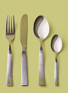 Noon East 24 Piece 24 Piece Cutlery Set - Made Of Stainless Steel ...