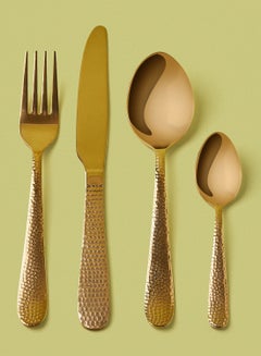 Noon East 24 Piece Cutlery Set - Made Of Stainless Steel - Silverware ...