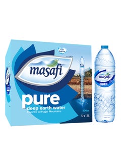 Masafi Pure Low Sodium Natural Water 1.5Liters Pack of 12 UAE | Dubai ...