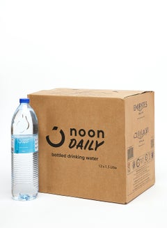Noon Daily Bottled Drinking Water 1.5Liters Pack of 12 UAE | Dubai, Abu ...