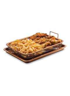 Beauenty Nonstick Copper Crisper Tray Fry Food Without Oil Gold KSA ...
