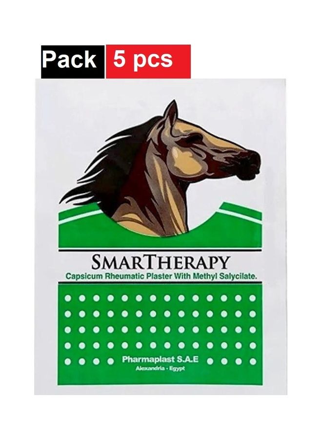 Pharmaplast Pack of 5 Pain Relieving Patch Set, Capsicum Rheumatic ...