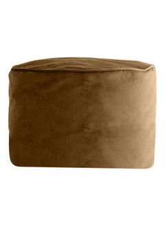 Kunzita Velvet Round Bean Bag Brown 100x100x20cm KSA | Riyadh, Jeddah