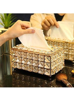 Generic Decorative Crystal Tissue Box Rose Gold Egypt | Cairo, Giza