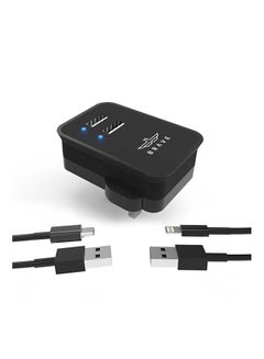Brave Charging Kit With Type-C and Lightning Cable Black UAE | Dubai ...