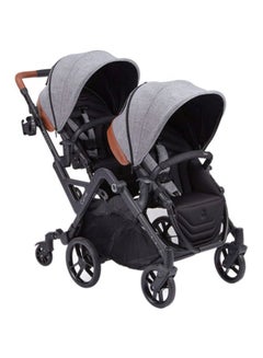 Kolcraft Contours Curve Double Stroller - Graphite Grey - Suitable From ...