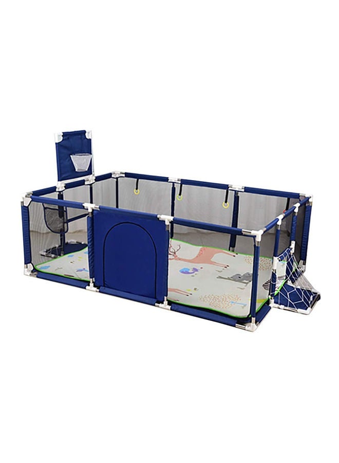 Dubkart Toddler Baby's Playpen Lightweight, Washable, Portable Blue ...