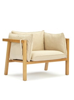 Switch Armchair Luxurious - Upholstered Wooden Frame Chair Beige 900 x ...