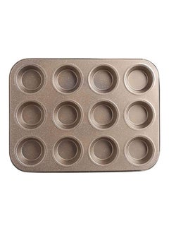 Agfa Cupcake Mold 12 Holes Brown 35 X 25cm | Best Price Egypt | Cairo, Giza
