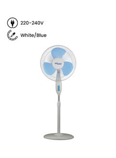SUPER GENERAL Stand Fan SGSF28M White/Blue KSA | Riyadh, Jeddah