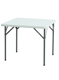 Amal Plastic Foldable Table - Outdoor And Camping - White Plastic ...
