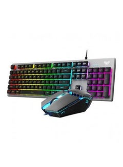 AULA Gaming Keyboard And Mouse Rgb Backlit Combo – Anti Ghosting With ...