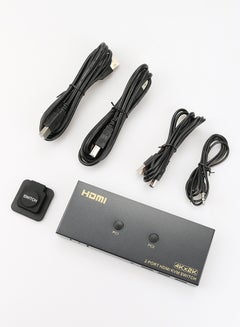 Noon East 2-Port HDMI KVM DP DVI VGA Switch, UHD 4K@30Hz, for 2 ...