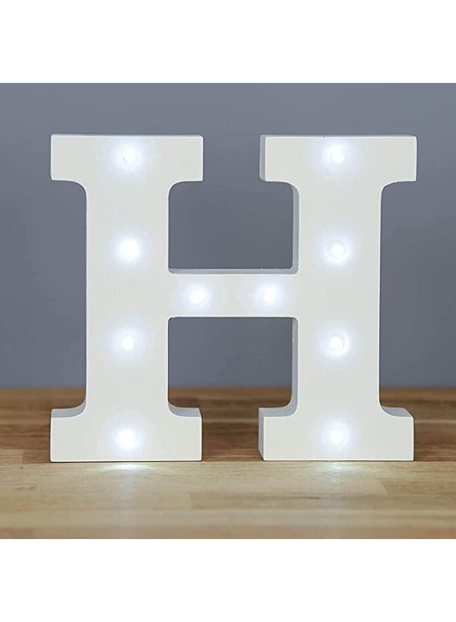 Generic Alphabet Led Light - H Letter White | Best Price Egypt | Cairo ...