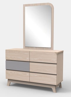 Switch Bedroom Makeup Vanity (without mirror)- Rosewood/Grey 1200 X 432 ...