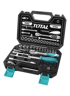 Total Tools Socket Set 46 Pcs Totaltools Tht141451 Black/Multicolour ...
