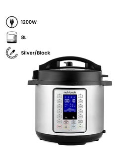 nutricook 10 In 1 Instant Programmable Electric Pressure Cooker 8.0 L ...