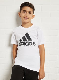 تسوق أديداس وتيشيرت من مجموعة إسينشالز للأطفال/ المراهقين أبيض/ أسود ...