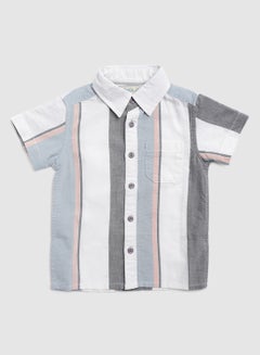 Zarafa Baby Boys Collared Neck Short Sleeve Shirt Multicolour UAE ...