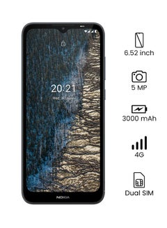 NOKIA C20 Dual SIM Dark Blue 1GB RAM 16GB- Middle East Version KSA ...