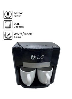 DLC Coffee Maker Machine 0.3 L 500.0 W DLC-CM7312 Black/White | Best ...