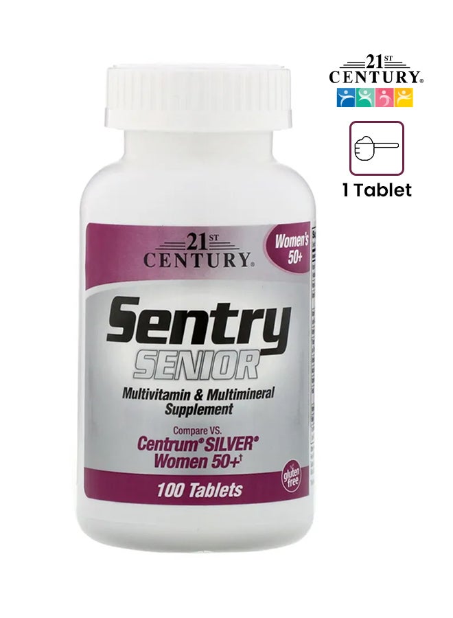 21st Century Sentry Senior Multivitamin Multimineral Supplement-100 ...