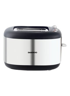 DAEWOO 800W 2 Slice Stainless Steel Bread Toaster DST8810 Black/Silver ...