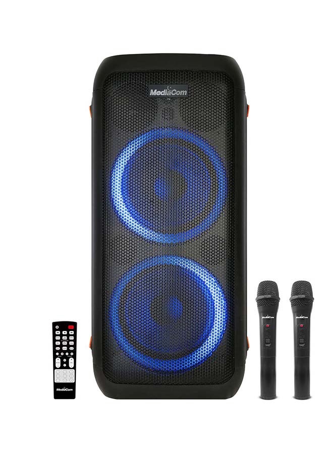 MediaCom Bluetooth Party Speaker With 2 Wireless Microphone MCI 727 ...