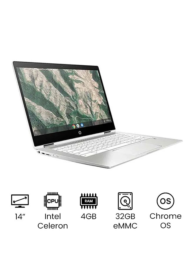 HP Chromebook Convertible 2-In-1 Touchscreen Laptop With 14-Inch ...