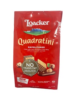 Loacker Quadratini Napolitaner Crispy Wafer 125grams Egypt | Cairo, Giza