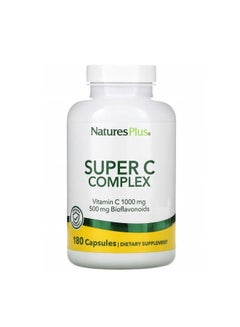 Nature's Plus Super C Complex Vitamin C 1000 mg With 500 mg ...