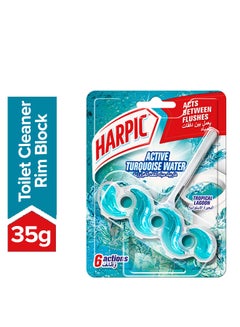 Harpic Tropical Lagoon Rim Block Multicolour 35grams | Best Price KSA ...