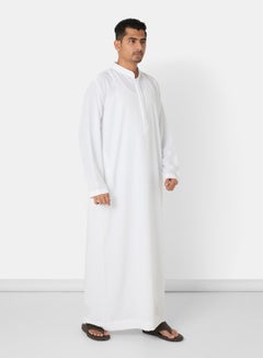 SIVVI for SAQR Premium Saudi Kandora Off-White KSA | Riyadh, Jeddah