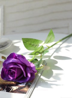 Switch GIGA Beautiful Artificial Roses Flowers 50 x 8cm Purple KSA ...