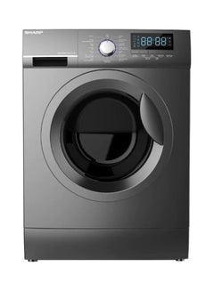 SHARP Front Load Washing Machine 7 kg ES-FE712DLZSA-S Stainless Steel ...