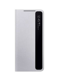 Samsung Clear View Cover For Galaxy S21 Ultra 5G Light Grey UAE | Dubai ...