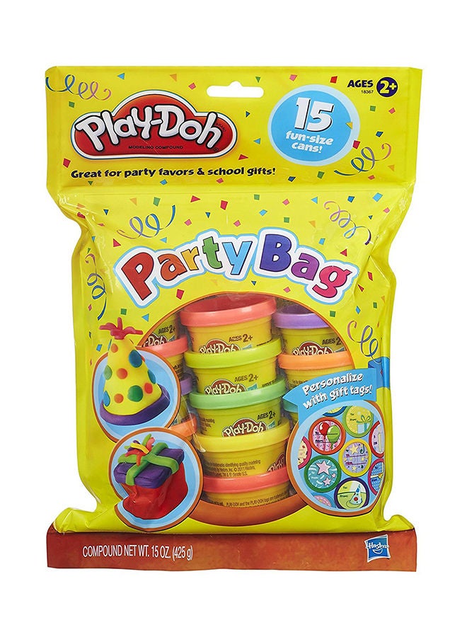 Play-Doh 15-Piece Dough Can Set With 16 Gift Card Stickers Multicolored High Quality 20.32x5 ...