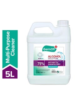GermOff Medcare Alcohol Solution Antiseptic Disinfectant Clear 5Liters ...