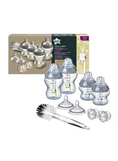 tommee tippee Closer to Nature Newborn Baby Bottle Starter Kit, Breast ...