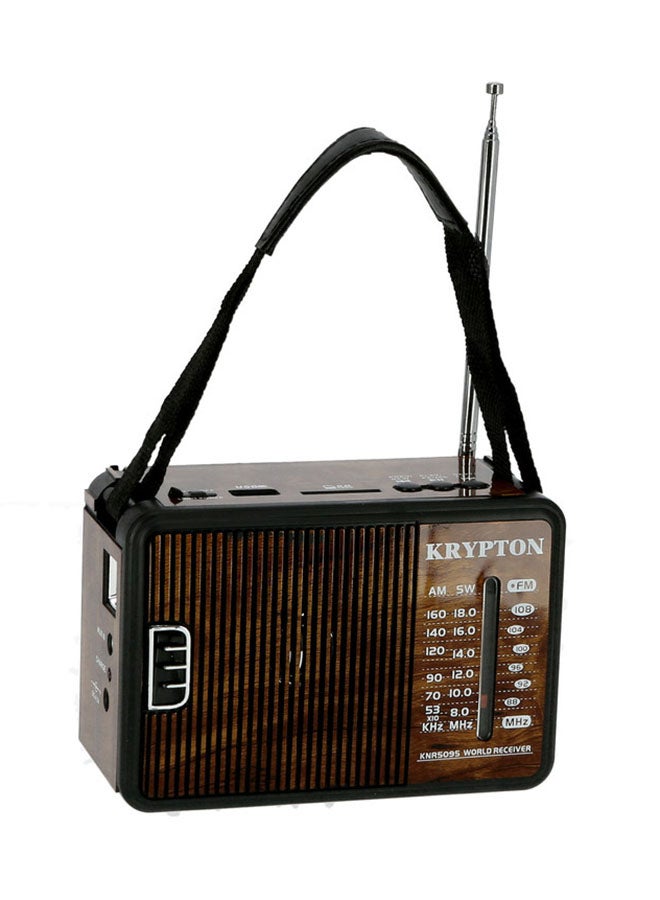 KRYPTON Portable Radio with Excellent Sound Quality, 8 Bands, BT/USB/SD ...