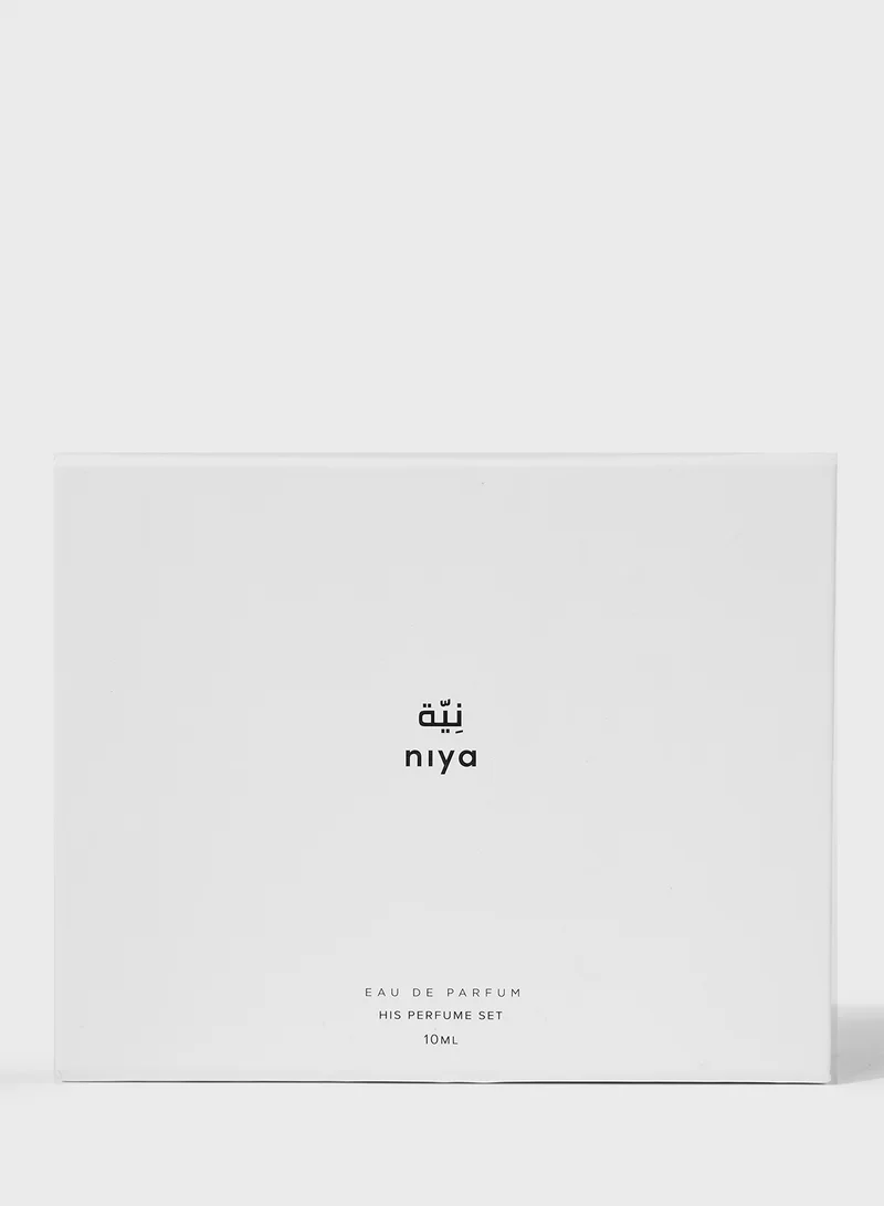 Niya 5x10 5-Piece EDP Gift Set Men's Perfume 5x10ml | Best Price UAE