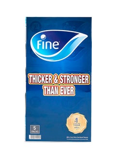 Fine Classic Sterilized Facial Tissues White 2 Ply 200 Sheet Pack Of 5 ...