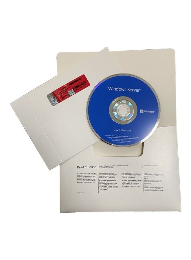 Microsoft Windows Server 2022 Standard 16Core DVD Sealed Pack 64Bit ...