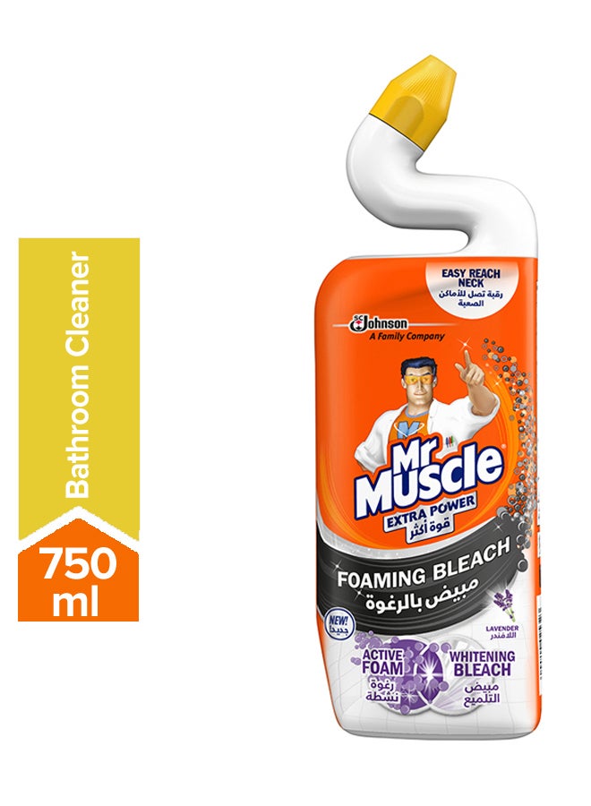 Mr Muscle Extra Power Foaming Bleach Gel Toilet Cleaner Lavender ...