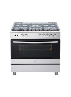 LG 5 Burner Gas Cooker 90 x 60 cm, 1 year warranty FA415RMA Black ...