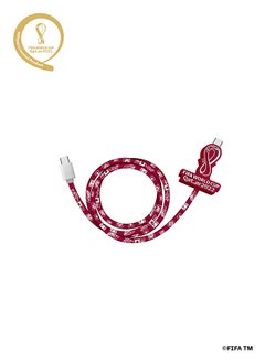 FIFA World Cup Qatar 2022 Emblem phone charging cable Type-C to Type-C ...